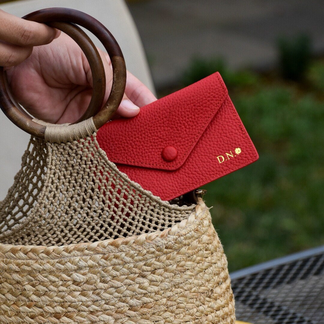 LILY - Personalized Leather Women Wallet - Monogrammed Wallet ...