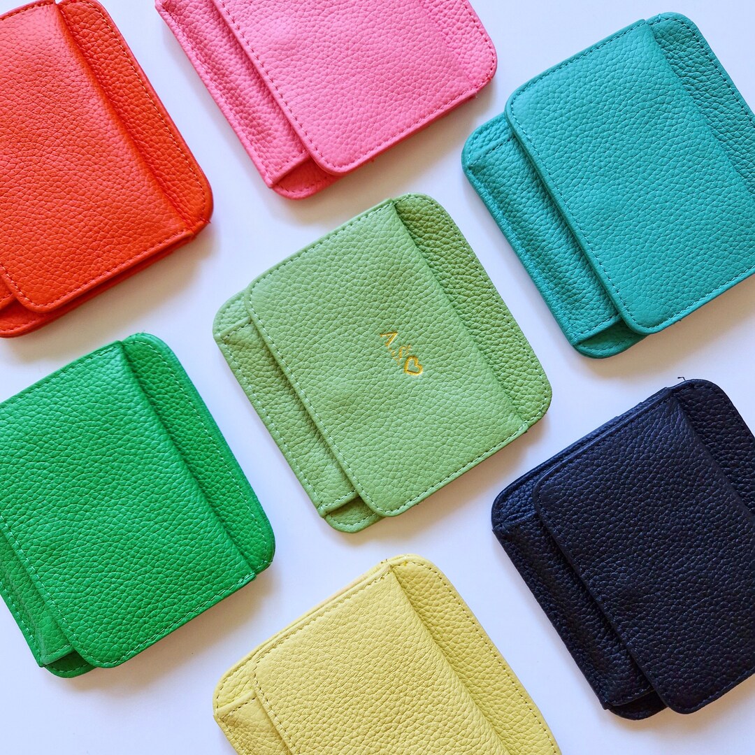 DAISY - Personalized Leather Women Wallet - Monogrammed Wallet ...