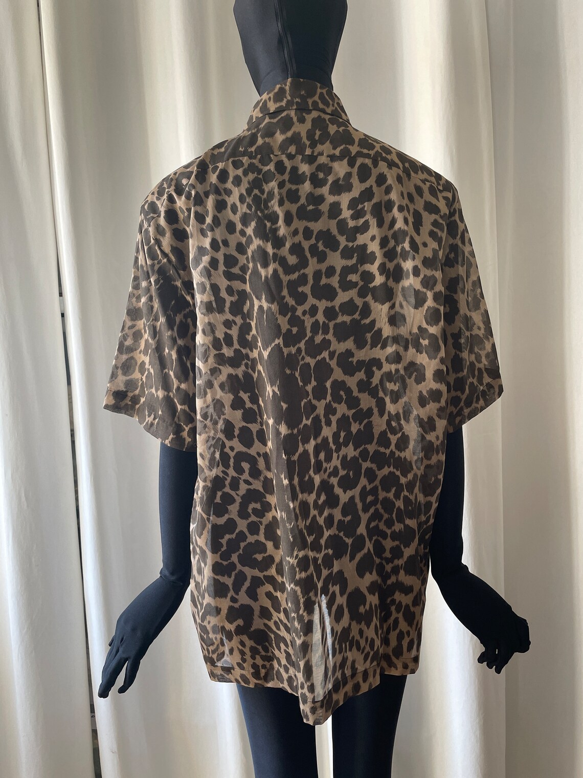 Chemise leopard mixte vintage Dries Van Noten - Etsy France