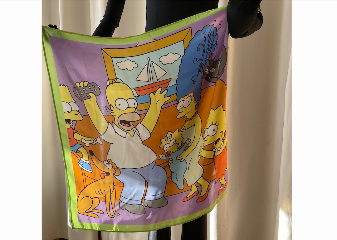 Vintage Iceberg Simpson Scarf - Etsy