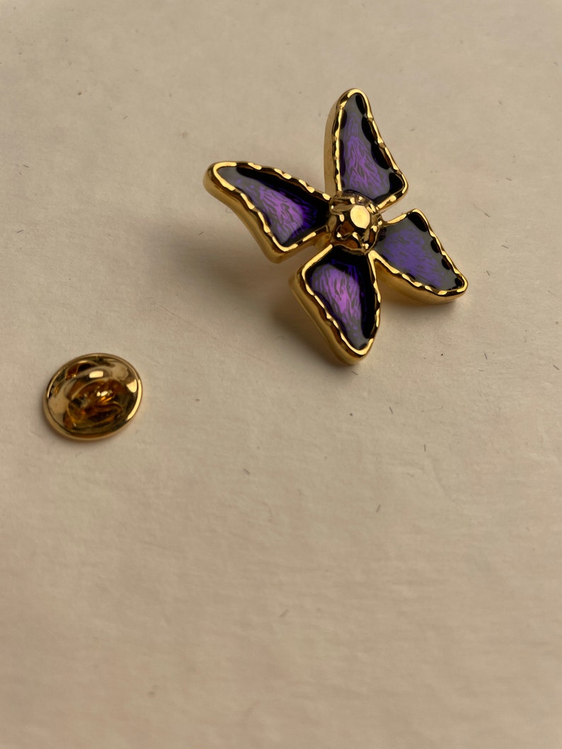 Broche Pin Papillon Yves Saint Laurent 90s - Etsy