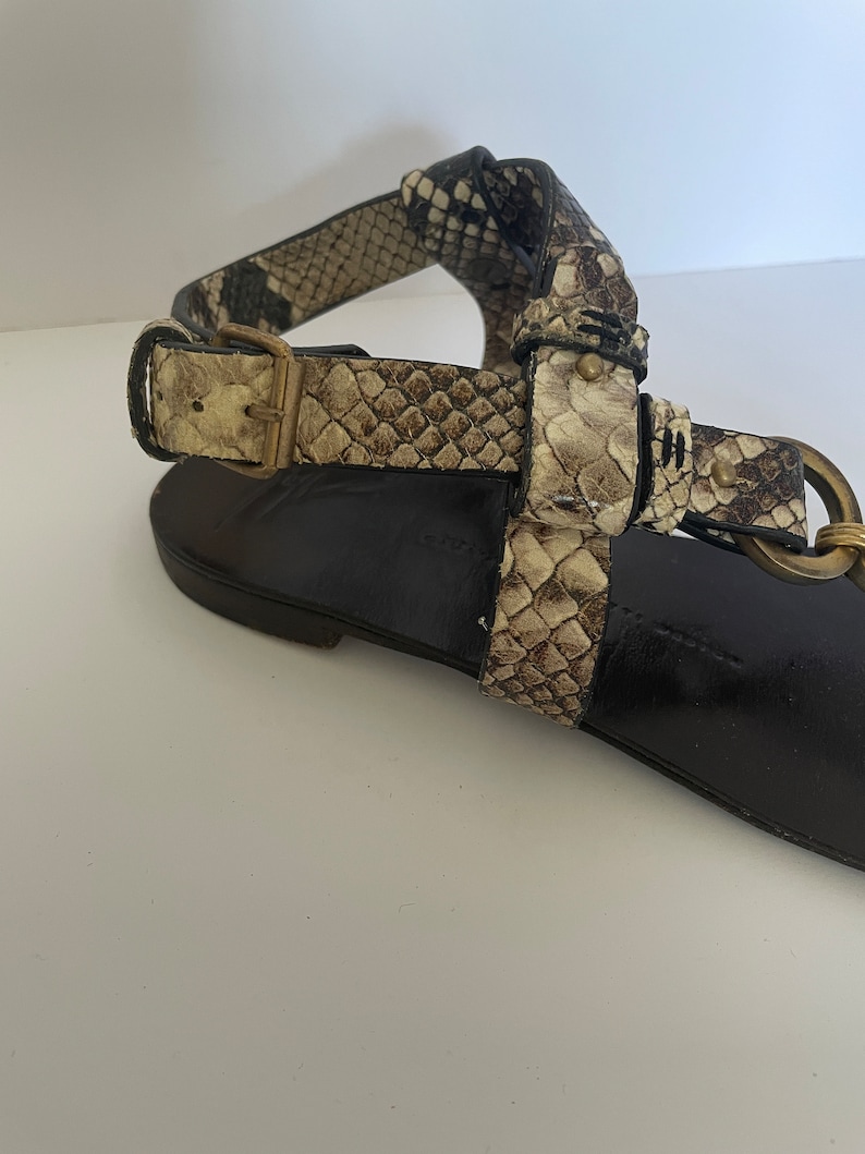 Vintage Python Sandals From 2000 by Giuseppe Zanotti - Etsy