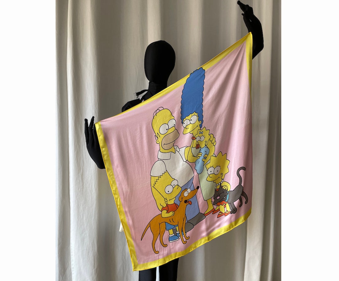 Vintage Iceberg Simpson Family Scarf - Etsy