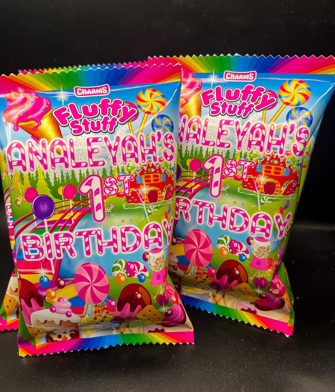 Candyland Party Favors Candyland Chip Bags Candyland Birthday Party ...