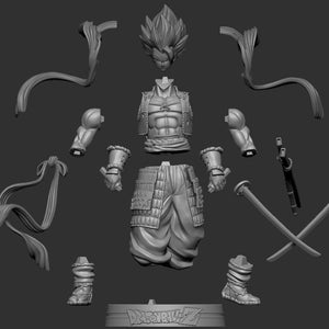 Dragonball Samurai 3d Pack Stl High Quality 3D Printer - Etsy