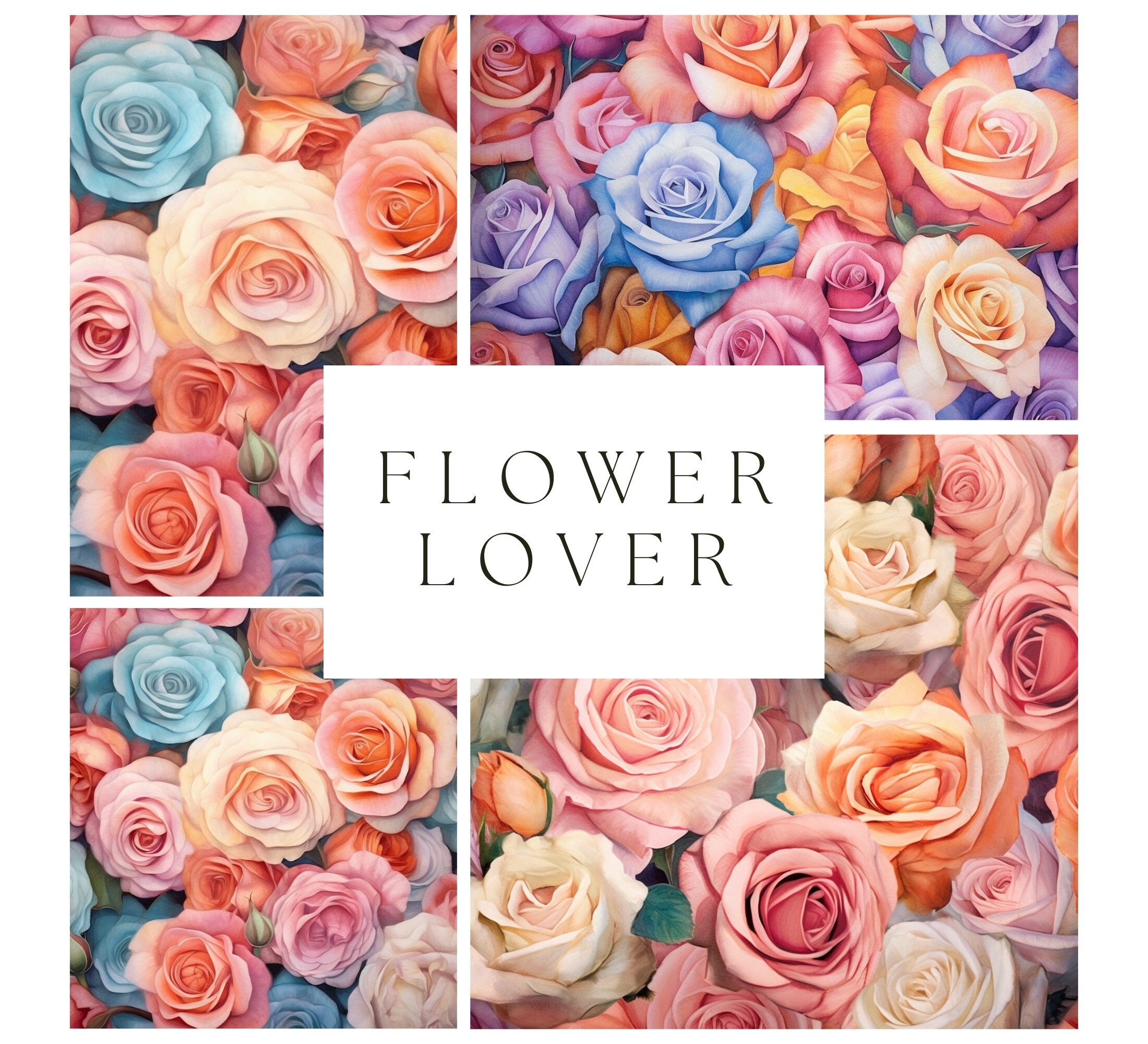 Floral Trends, Digital Paper, Scrapbooking and 2024 Journals ...