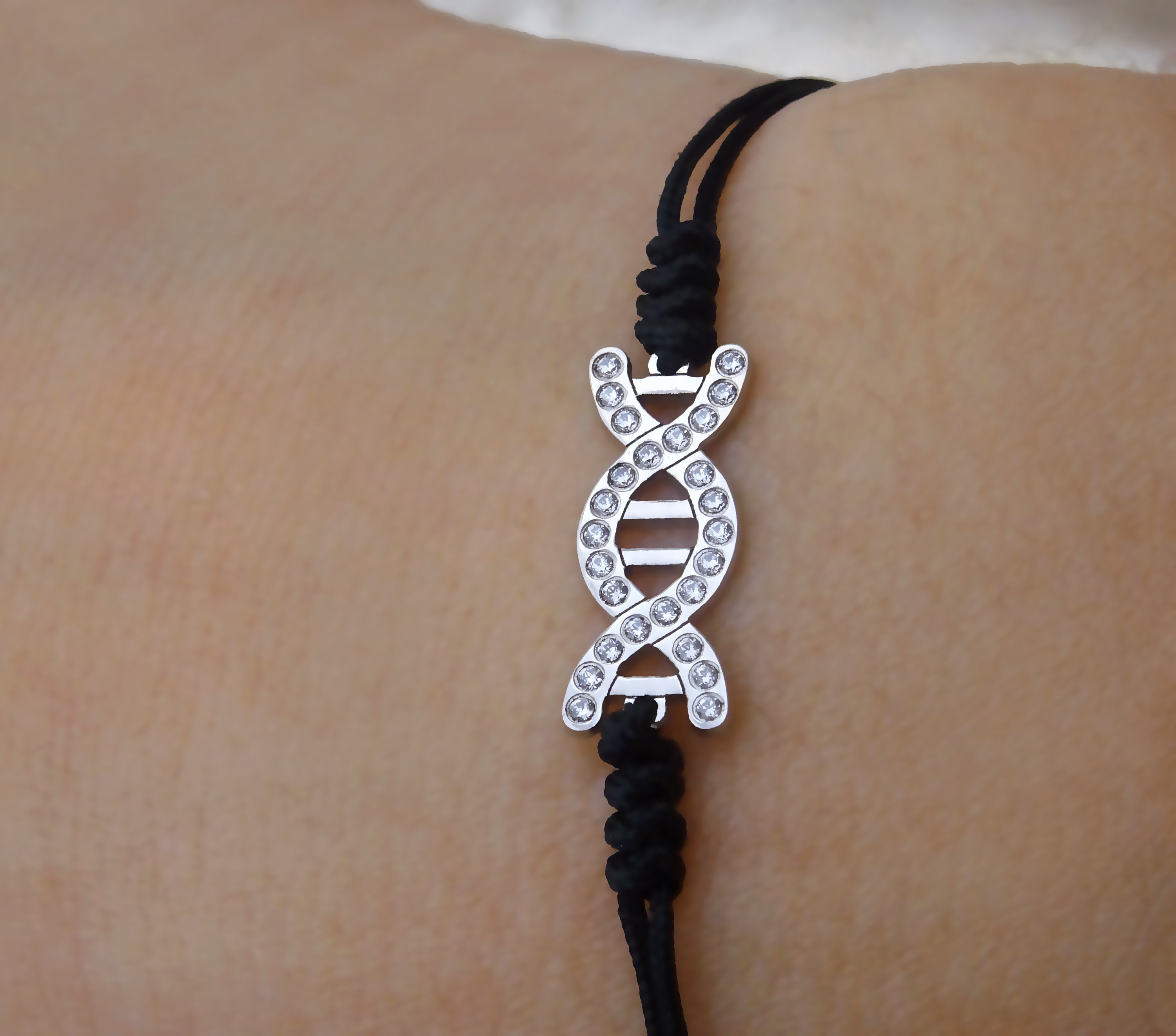 Solid Gold DNA Bracelet, DNA Jewel, Science Jewel, Biology Student Gift ...