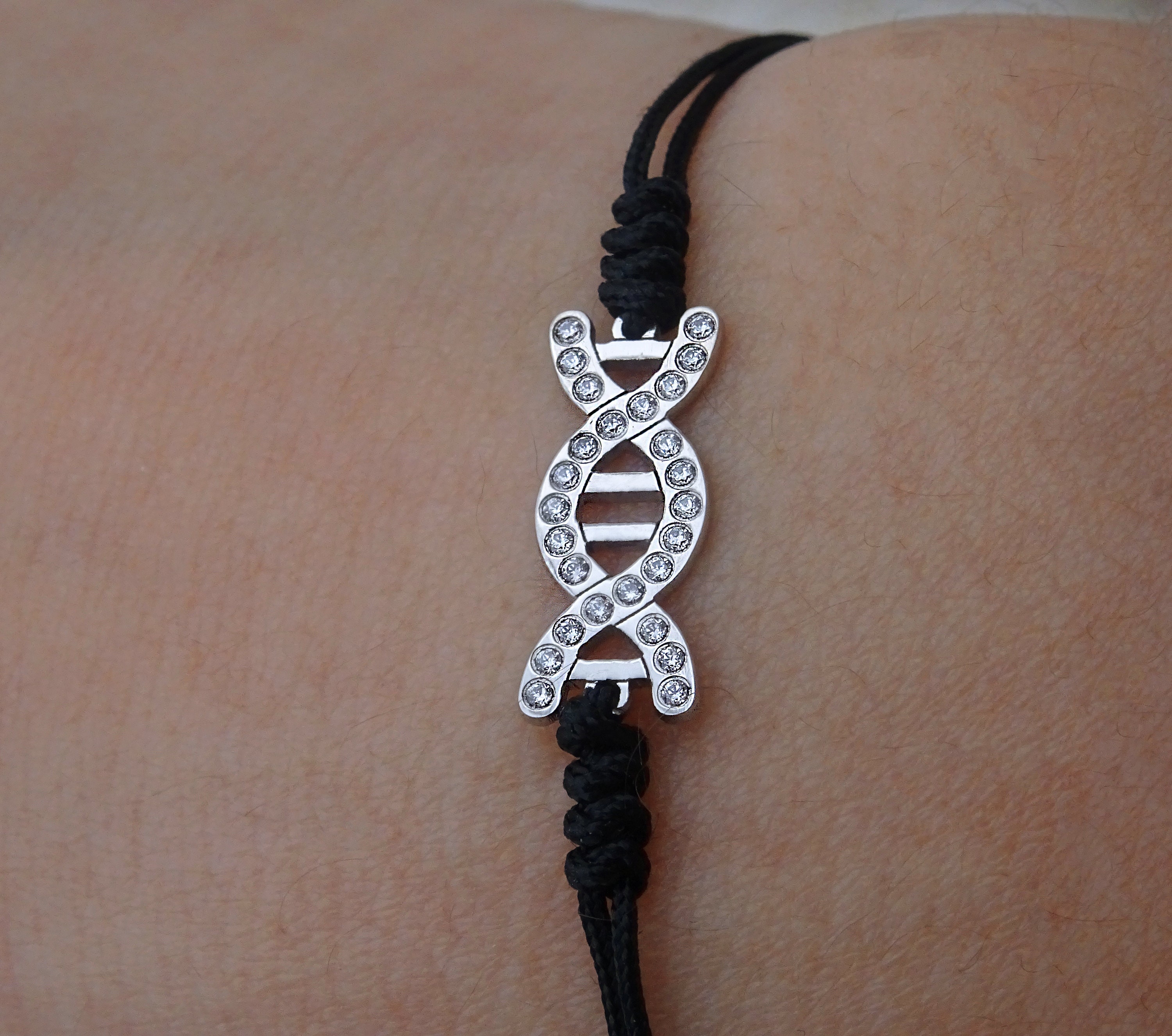 Solid Gold DNA Bracelet, DNA Jewel, Science Jewel, Biology Student Gift ...