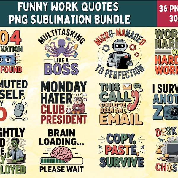 Funny Monday Clipart - Etsy