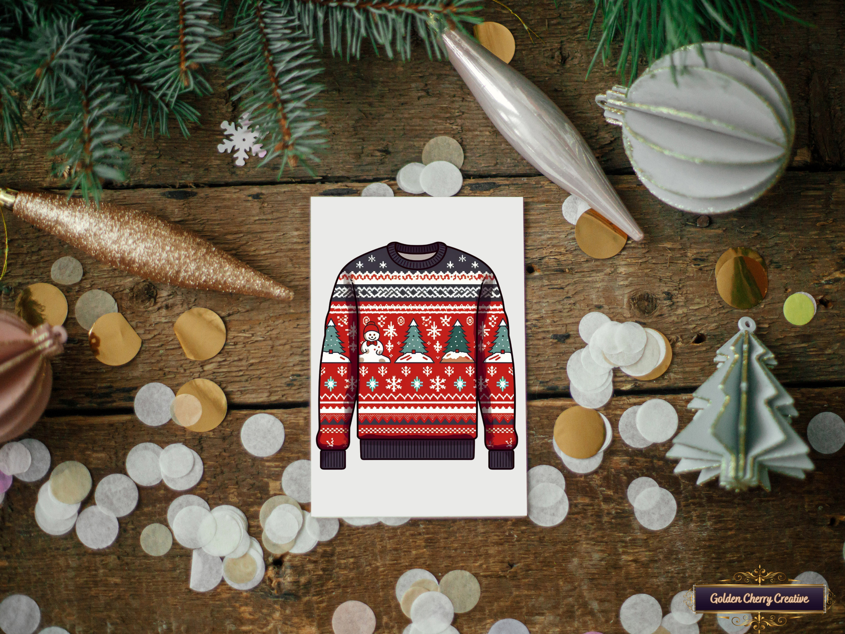 Christmas Jumper Clipart Bundle 20 PNG Files Ugly Christmas Sweater ...