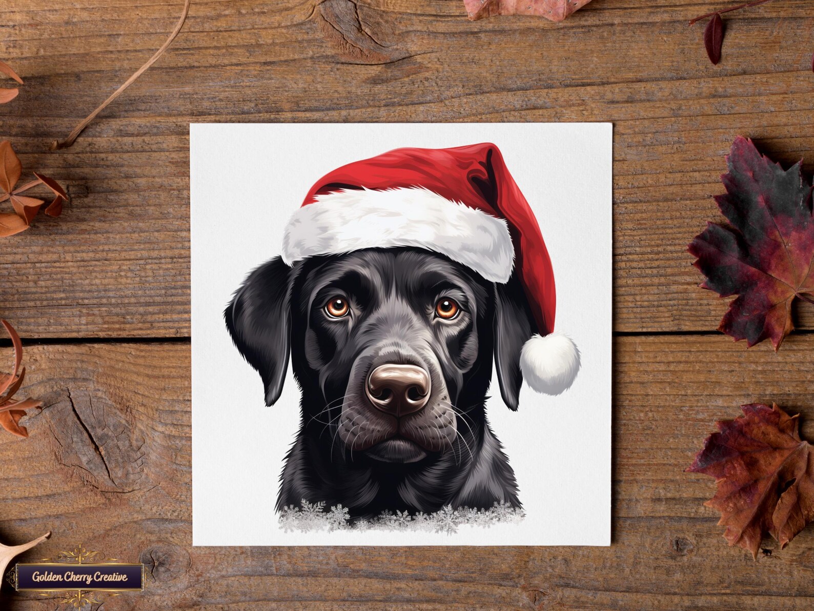 Dogs in Santa Hats Clipart: 62 Christmas PNG Files (digital Download ...