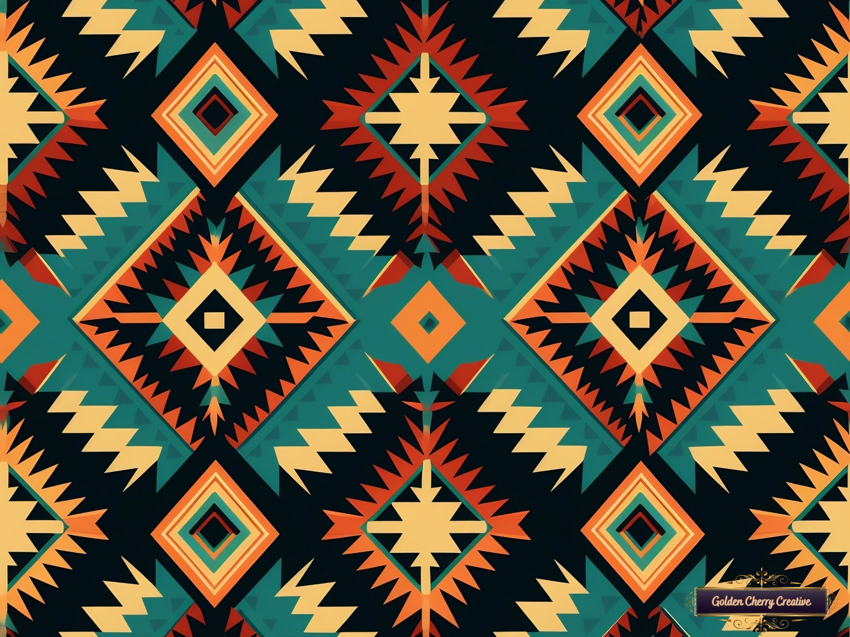 20 Aztec Mayan Seamless Patterns PNG & JPEG Digital Paper Set for Wall ...