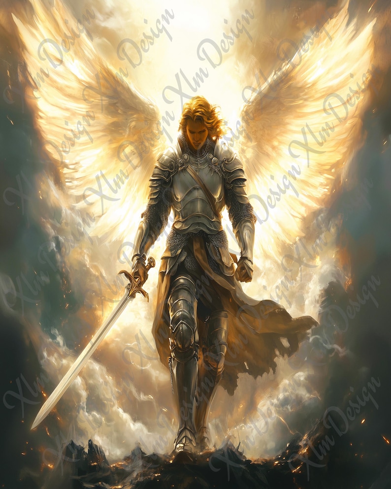 Archangel Michael Warrior of God and His Divine Wings to Download ...