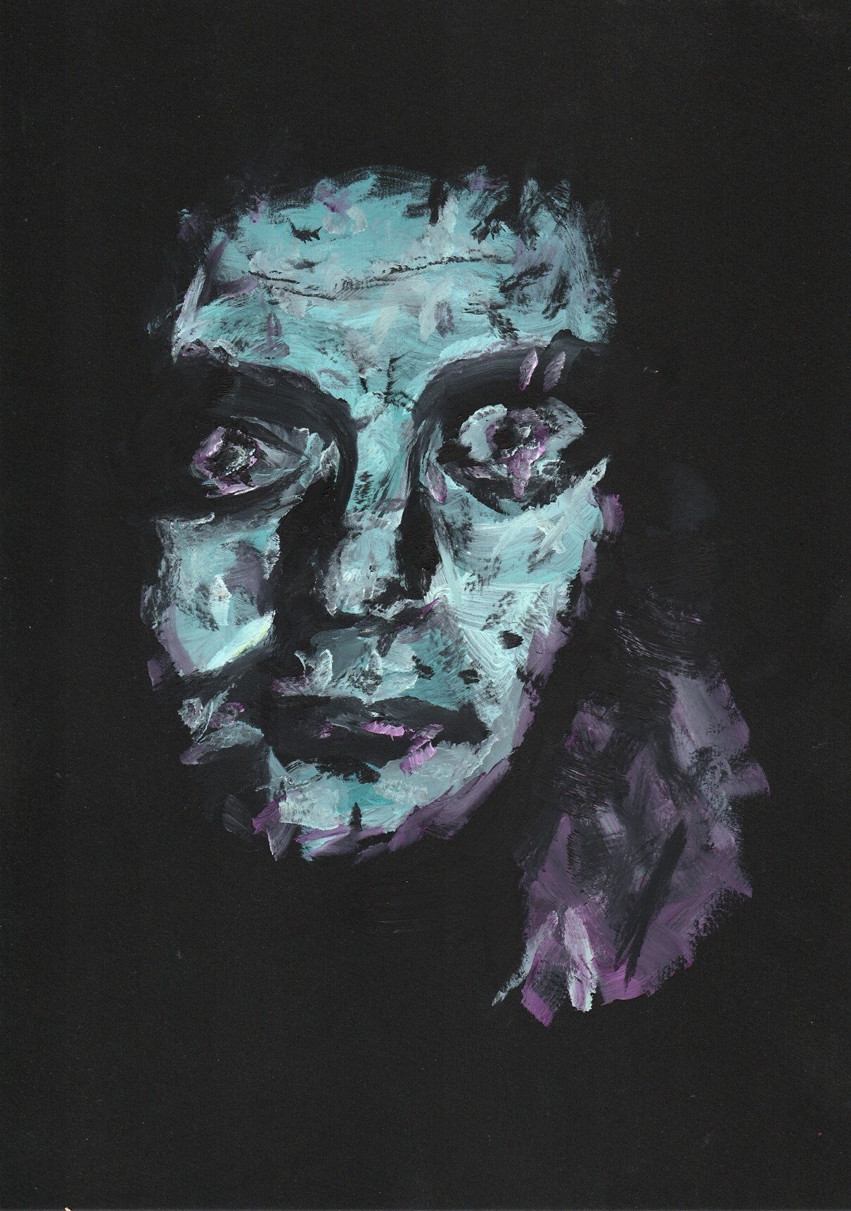 Littleman, Northern Irish Rapper spooky Littleman 2022, Original Oil ...