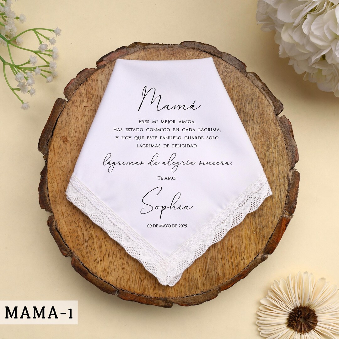 Personalized SPANISH Mother of the Bride Gift, Gift From Spanish Bride ...