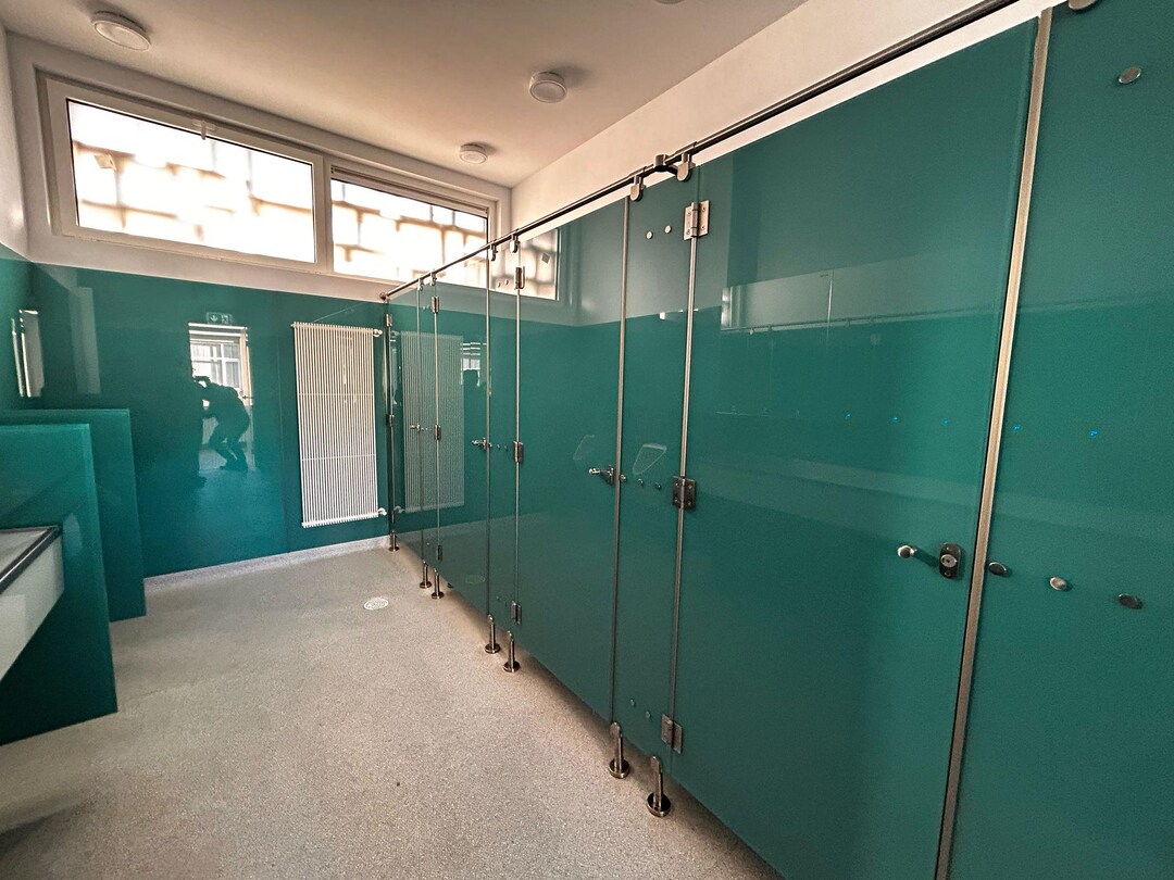 Full Glass Partitions and Sink for Bathroom - Etsy