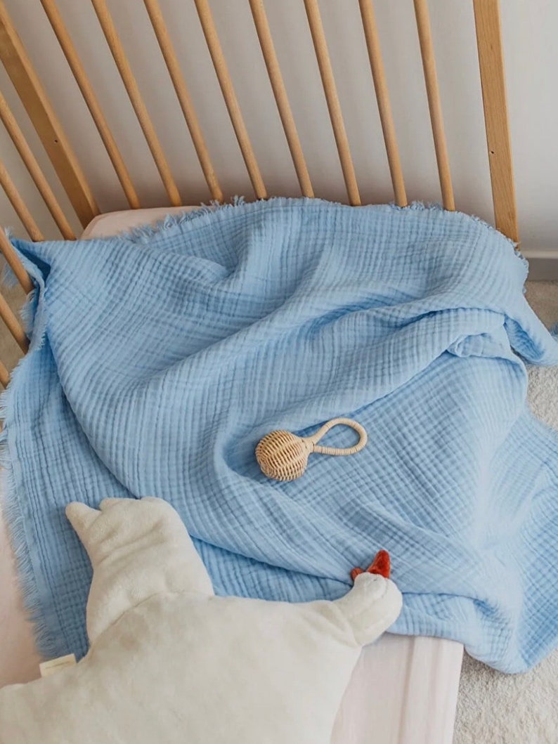 Baby Soft Gauze Blanket Muslin / 4 Ply Muslin 100% Organic Cotton ...
