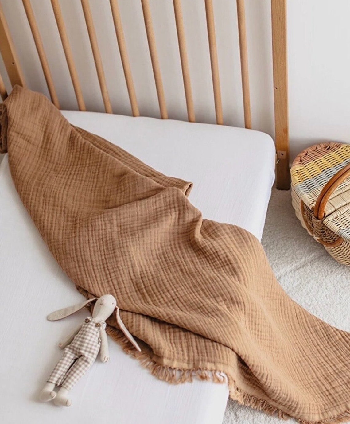 Baby Soft Gauze Blanket Muslin / 4 Ply Muslin 100% Organic Cotton ...