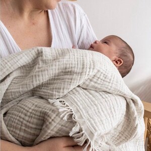 Baby Soft Gauze Blanket Muslin / 4 Ply Muslin 100% Organic Cotton ...