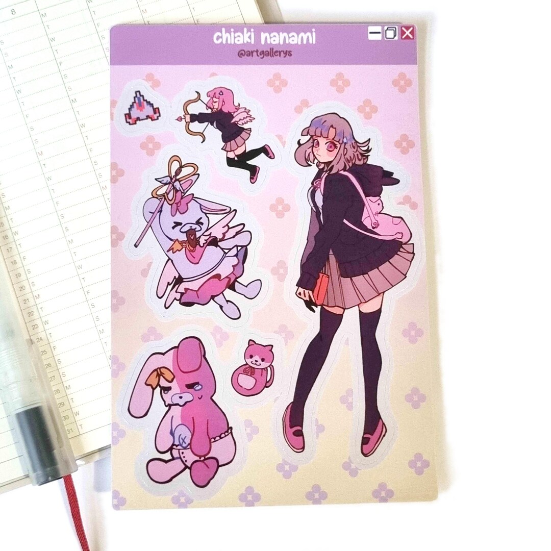 Chiaki Nanami | Super Danganronpa 2 | Sticker Sheet - Etsy