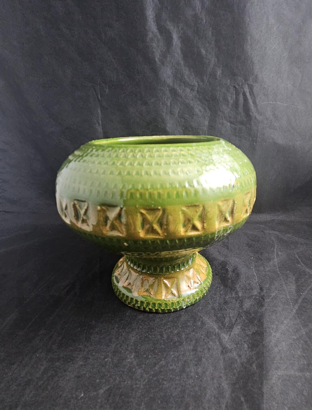Vintage MCM Pottery Planter Made in Italy Melrose Stlye - Etsy