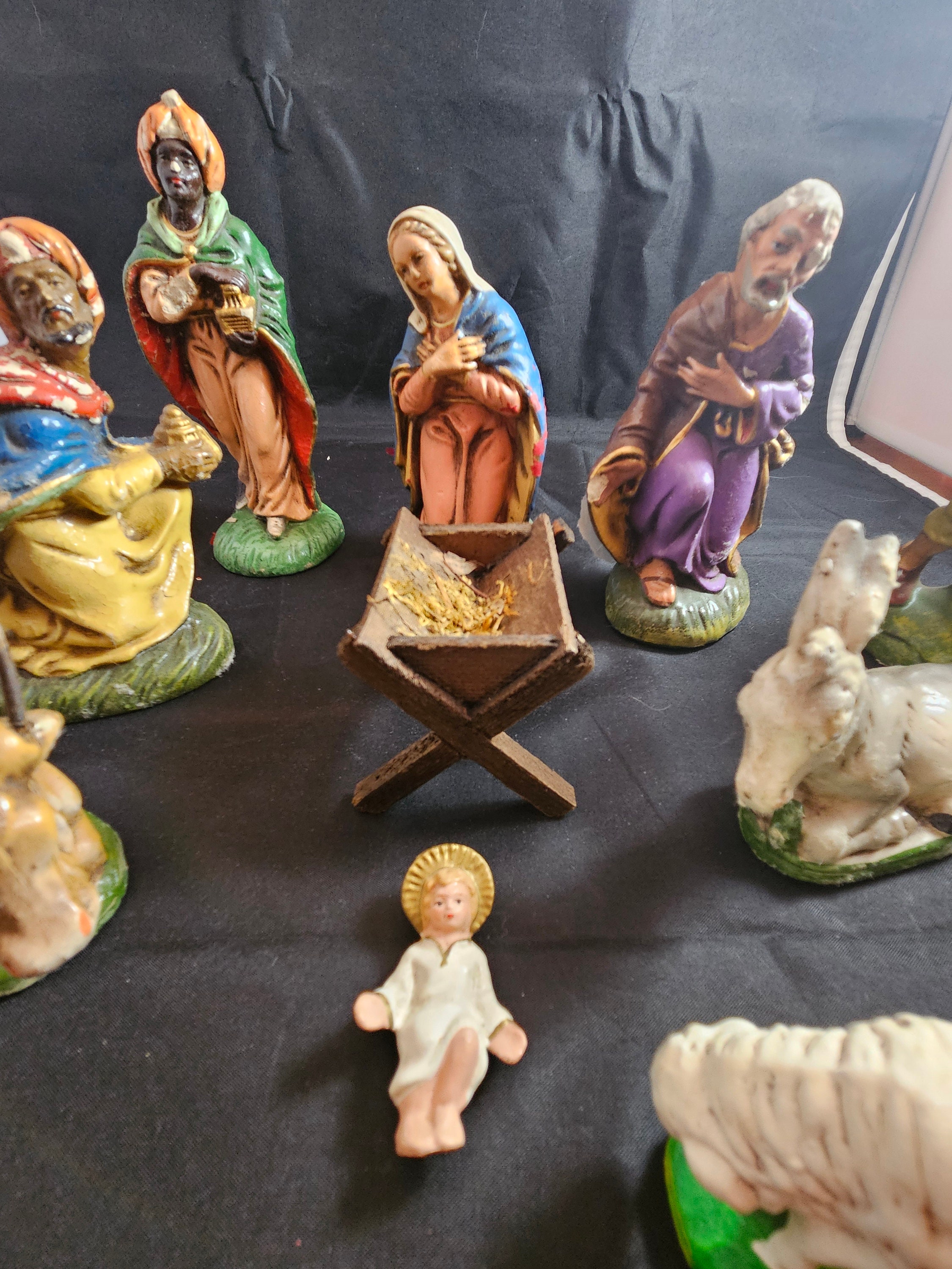 Antique Vintage West Germany Christmas Nativity Putz - Etsy