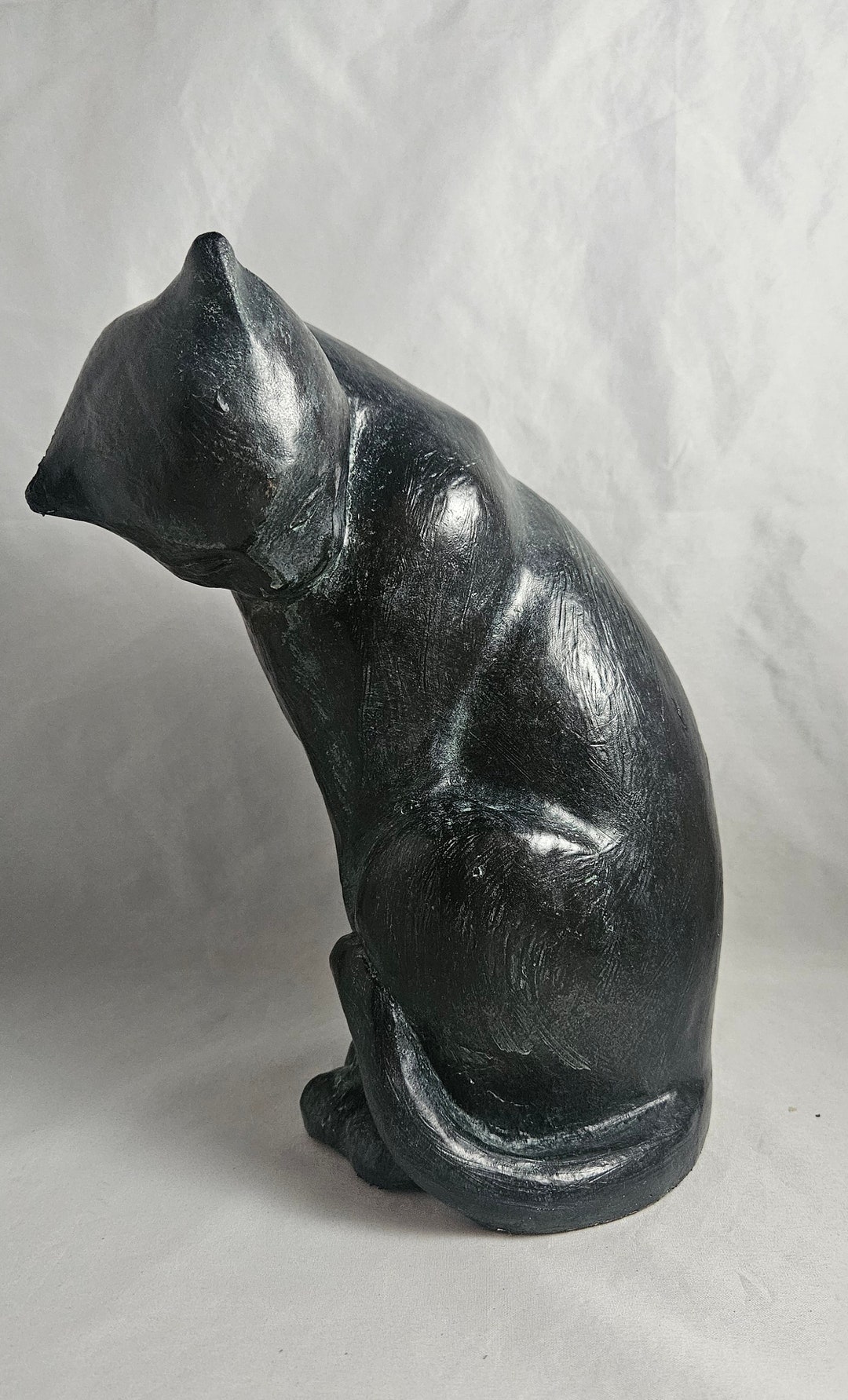 Austin Productions Cat Sculpture, Made in 1978, Signed KS, Klara Sever ...