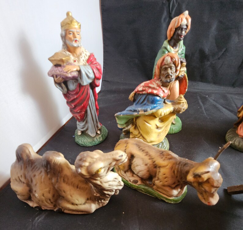Antique Vintage West Germany Christmas Nativity Putz - Etsy