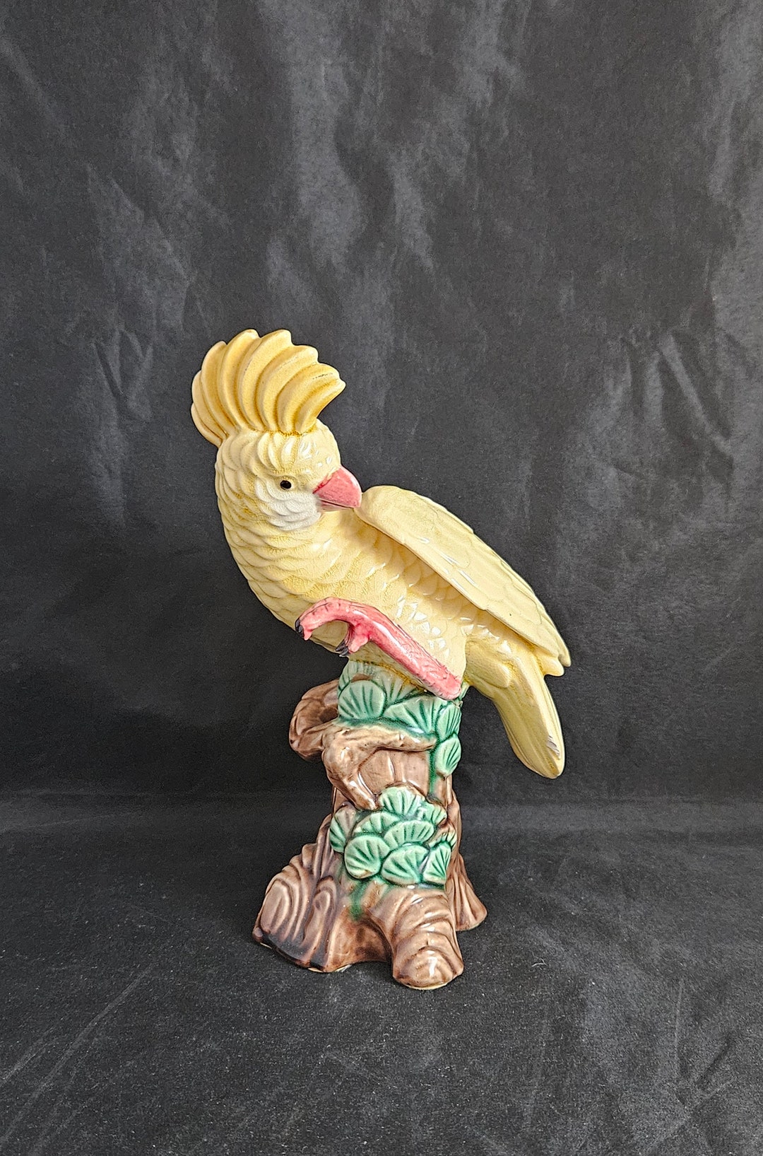 Vintage 1960s Porcelain Cockatiel Bird Figurine - Etsy