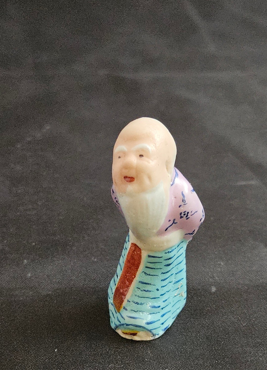 Miniature Porcelain Chinese Man - Etsy