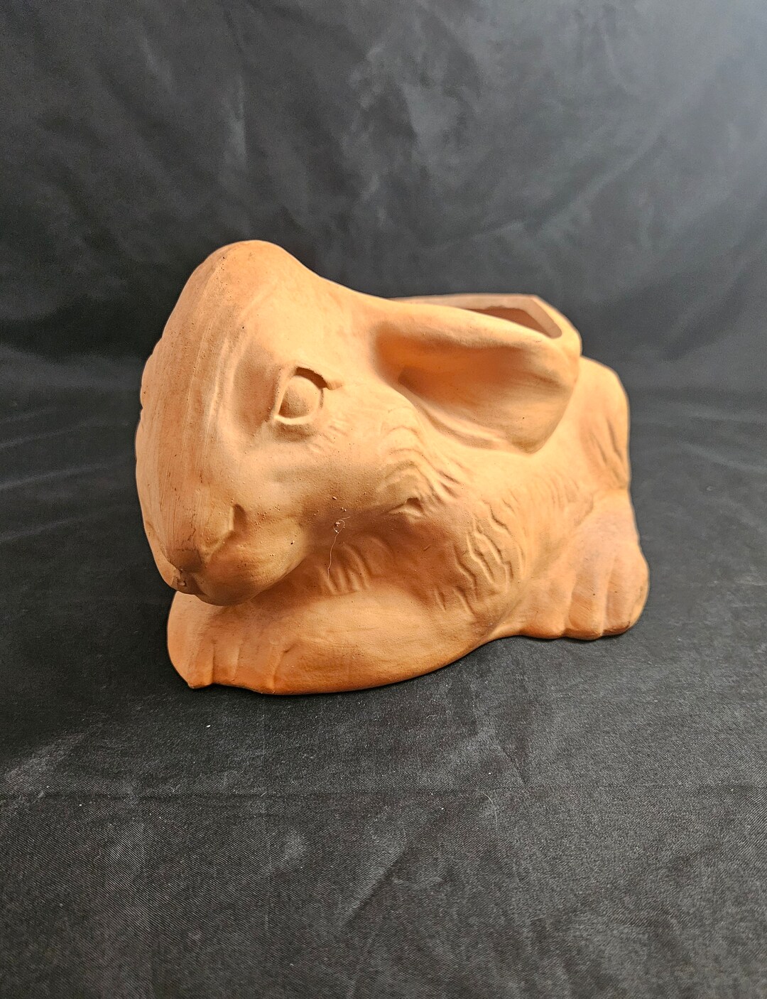 Vintage Terra Cotta Bunny/rabbit Planter - Etsy