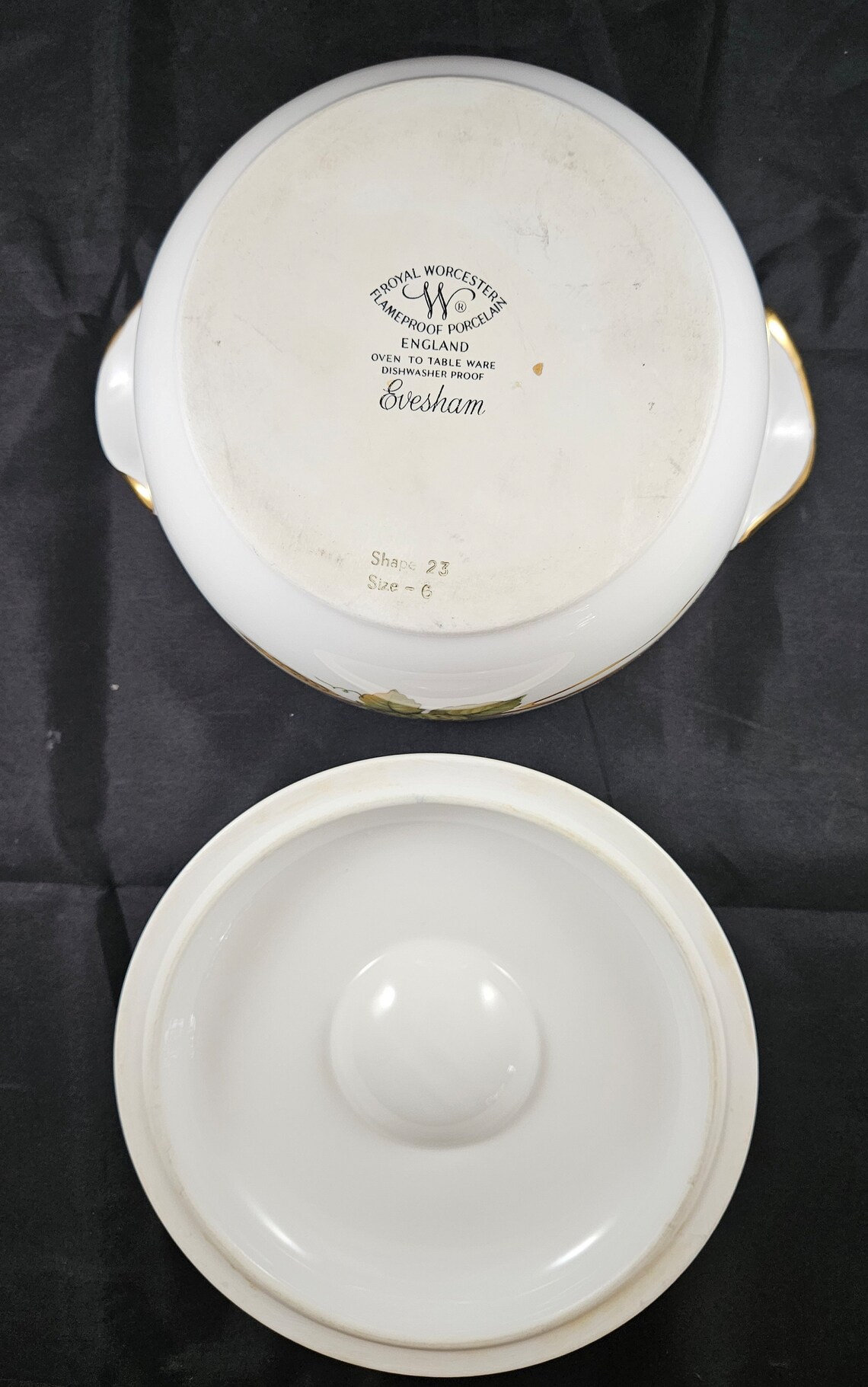 Royal Worcester Evesham Berries Asparagus Hops 1qt Oven-safe - Etsy