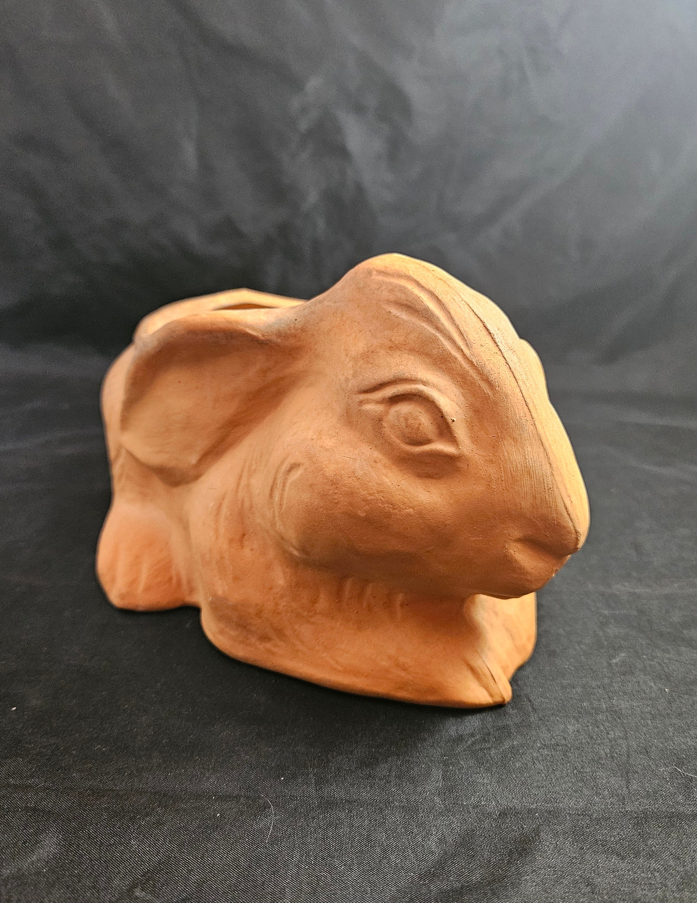 Vintage Terra Cotta Bunny/rabbit Planter - Etsy