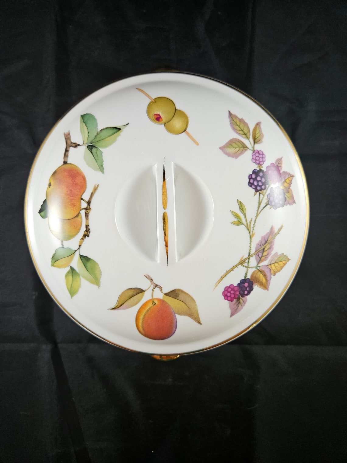 Royal Worcester Evesham Berries Asparagus Hops 1qt Oven-safe - Etsy