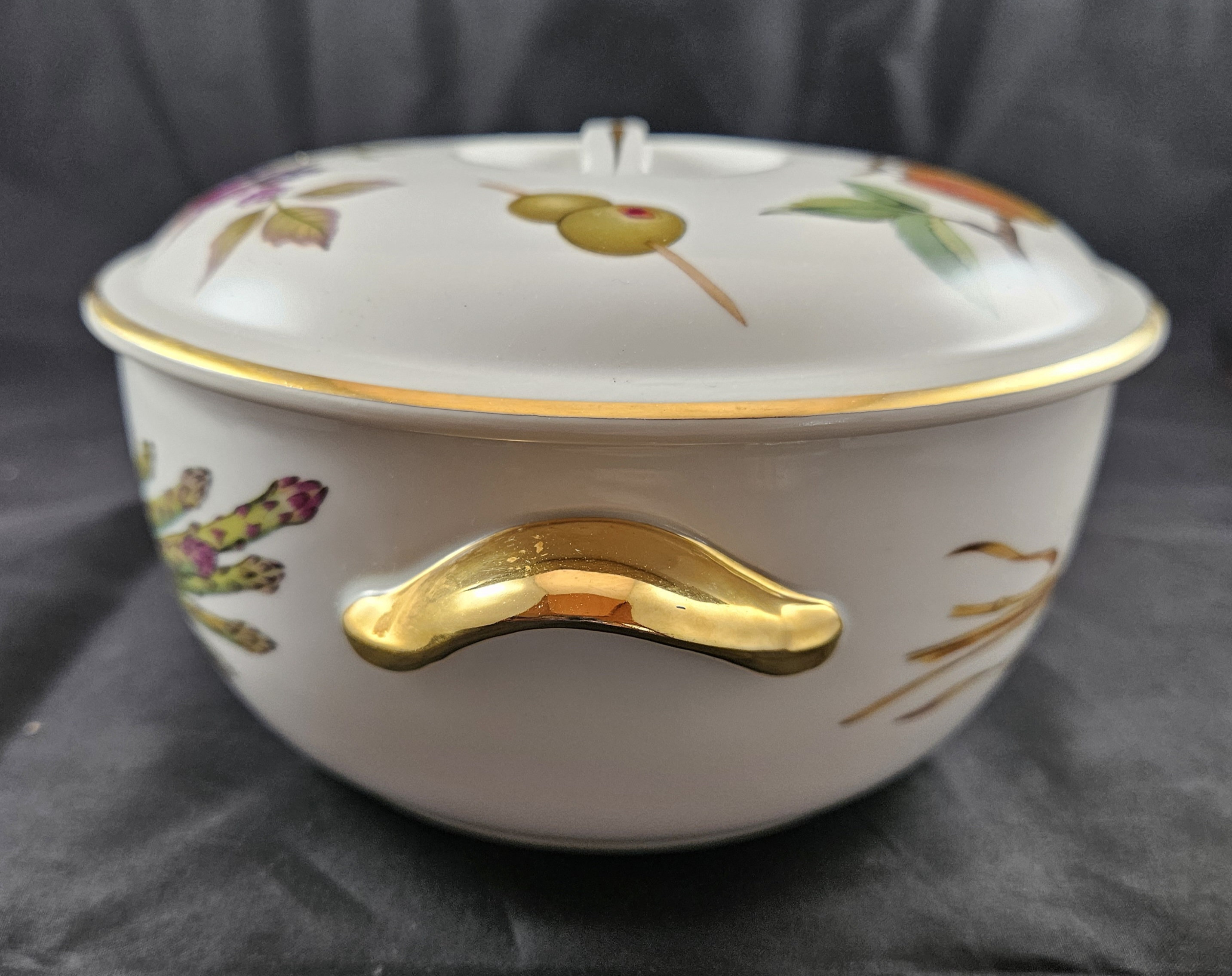Royal Worcester Evesham Berries Asparagus Hops 1qt Oven-safe - Etsy