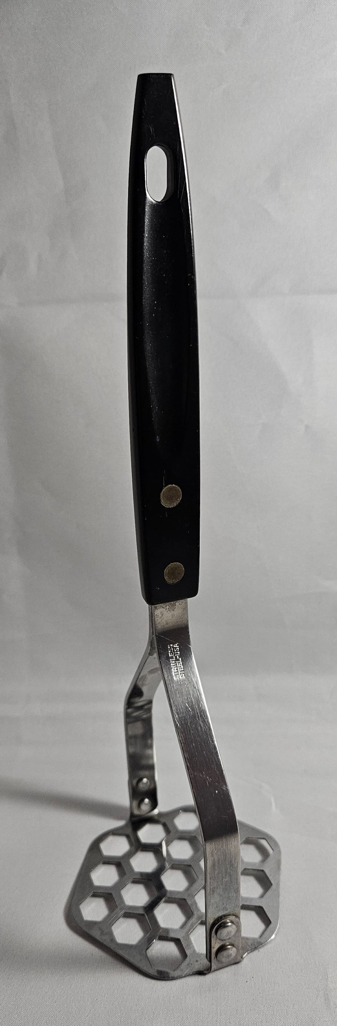 1970s Vintage Potato Masher - Stainless Steel Kitchen Utensil Cooking ...