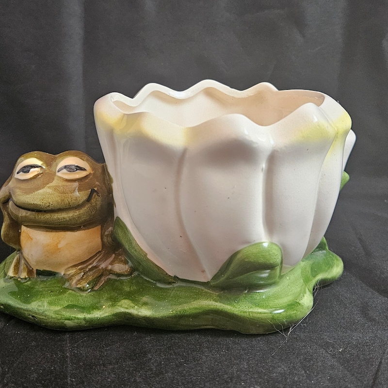 Frog Planter - Etsy