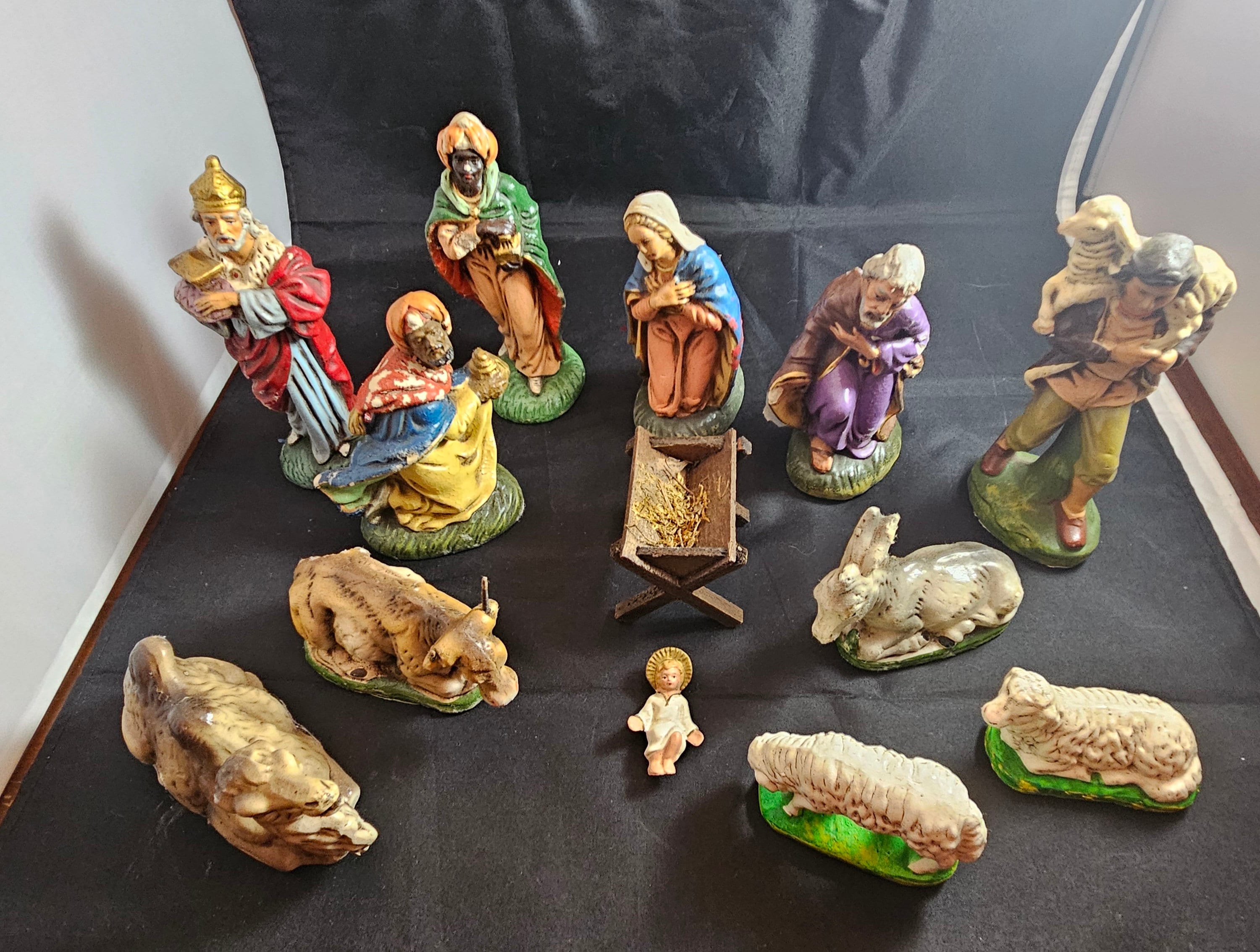 Antique Vintage West Germany Christmas Nativity Putz - Etsy