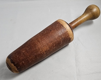 Vintage Wood Pounder, Mallot or Pestle. Old Wood Grinder Pestle, Mallet ...