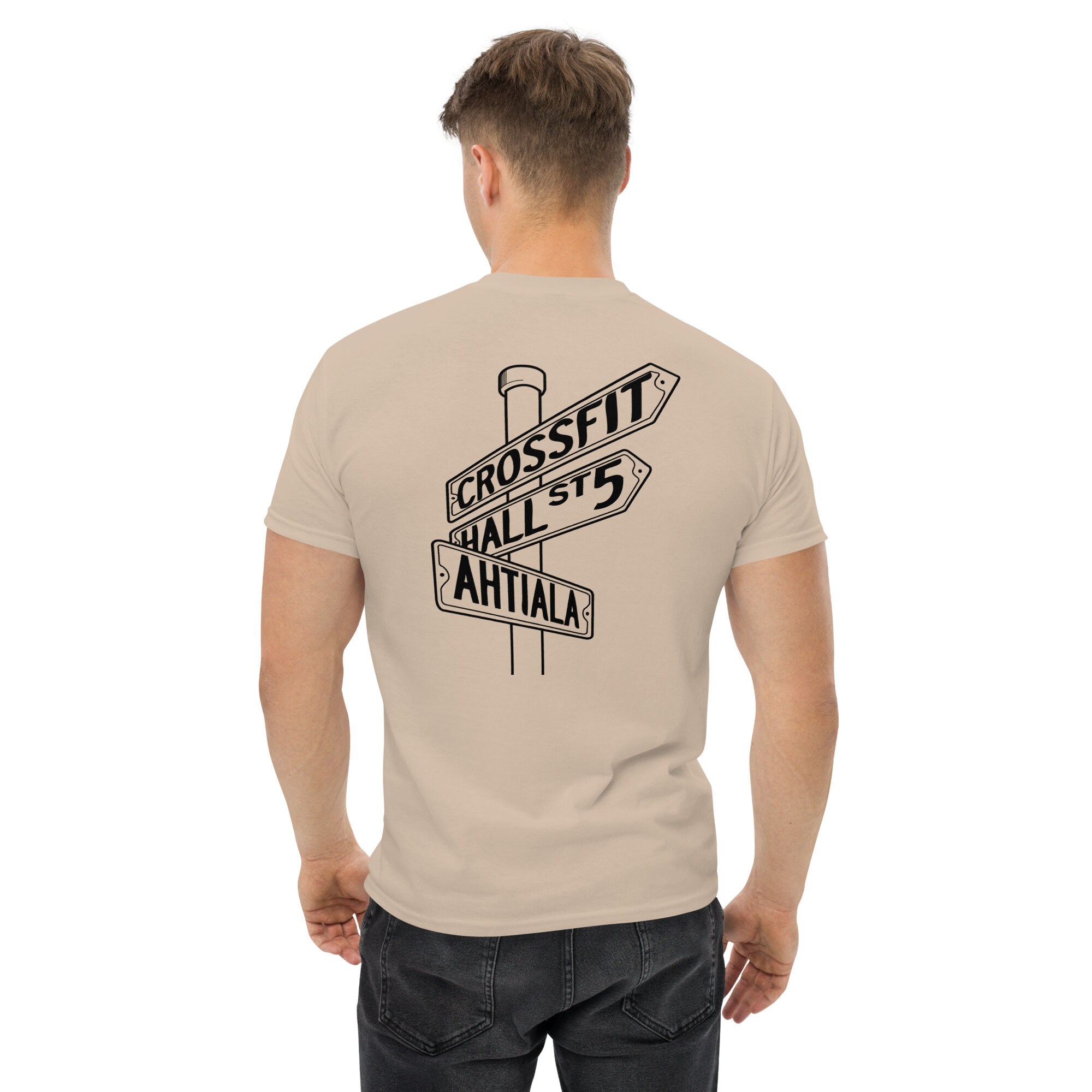 Men's Classic Tee - Logo in the Back - Etsy