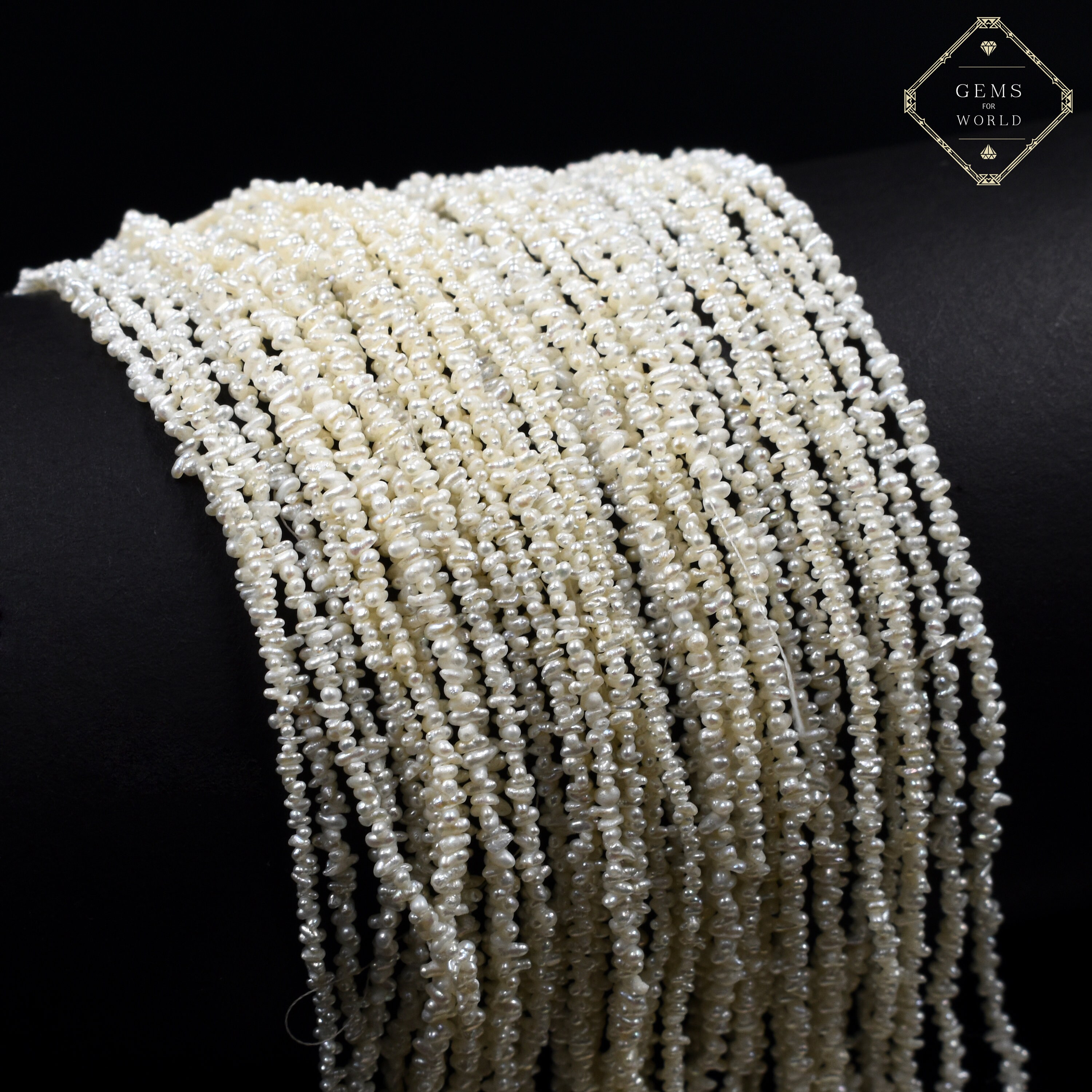Natural Tiny Rice Pearl Bead AAA Quality Keshi Freshwater - Etsy