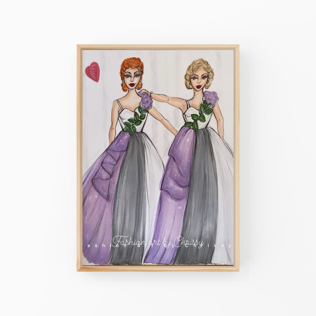 Friendship Act Print 1950’s Art - Etsy