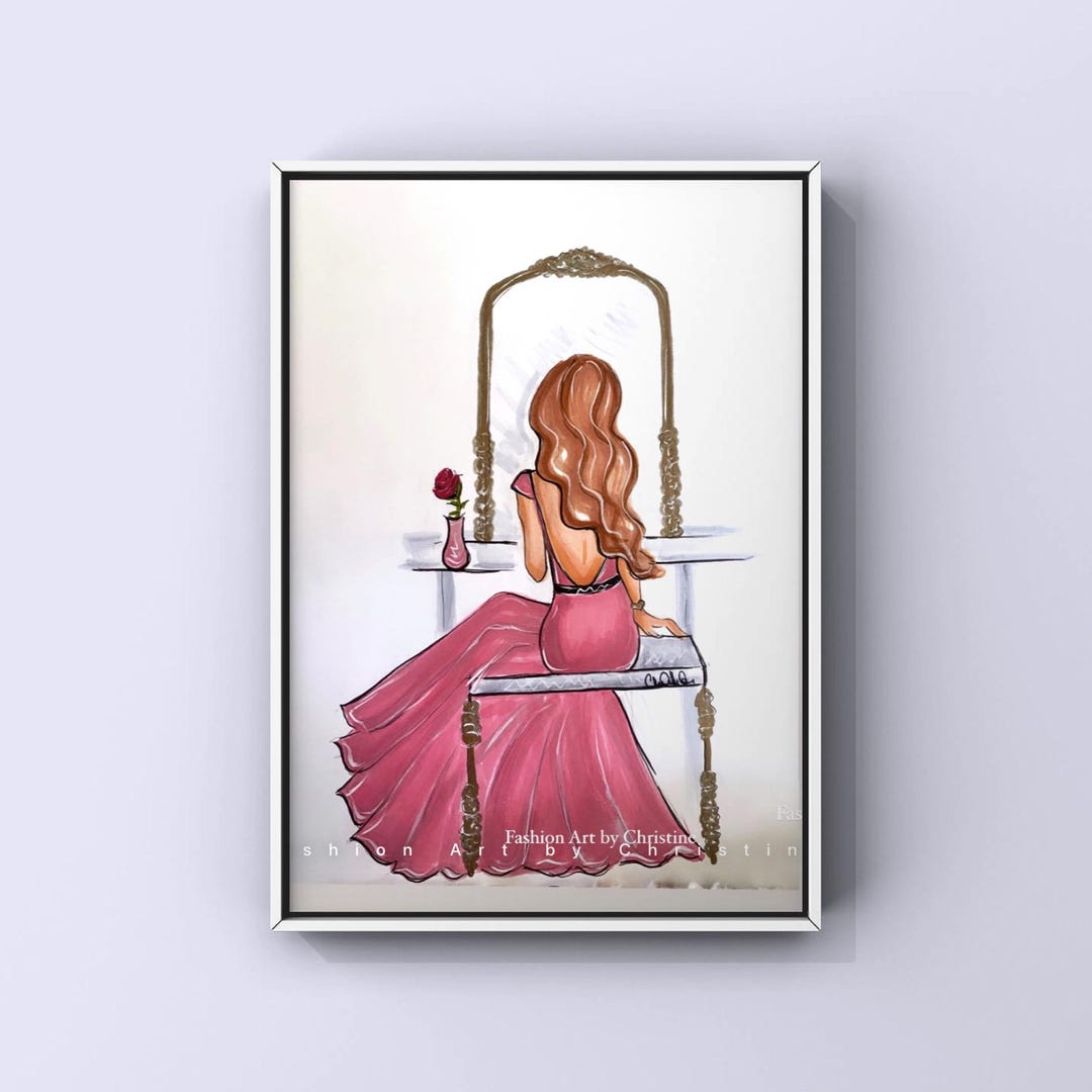 Looking Glass Pretty Art Print - Etsy