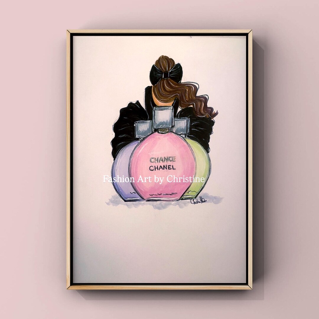 Take a Chance Girl - Art Print-framable/cute Gift Idea - Etsy
