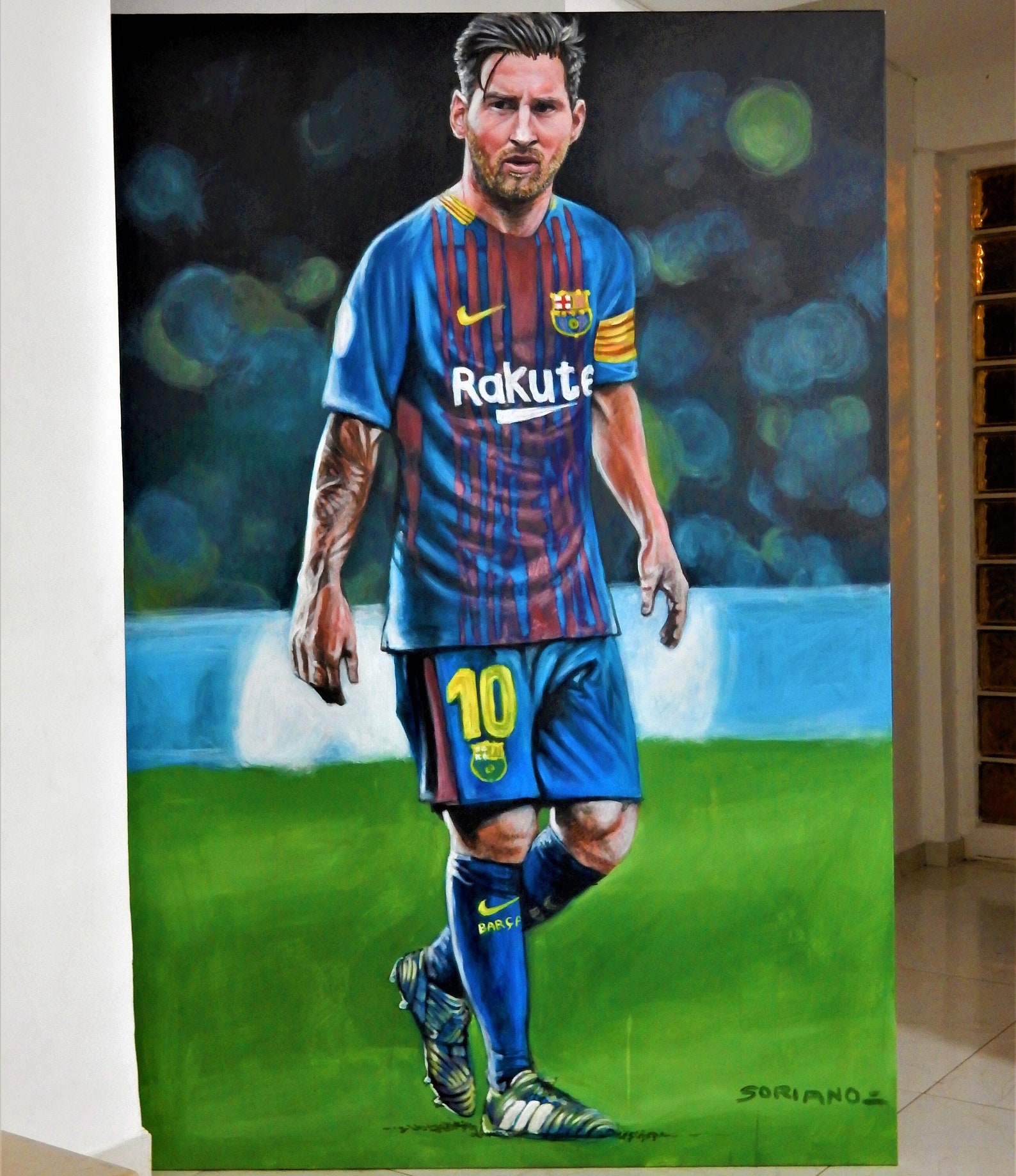 Lionel Messi Acrylic Painting - Etsy