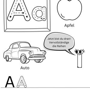 Children's ABC Coloring Book | A4 | Alphabet Coloring Book With Animals ...