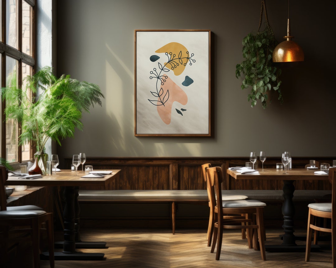 Frame Mockup, Vertical Restaurant Frame Mockup, DIN Ratio | 055 - Etsy