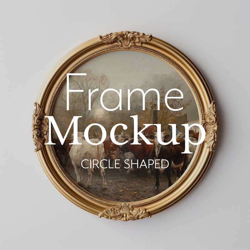 Round Picture Frames - Etsy UK