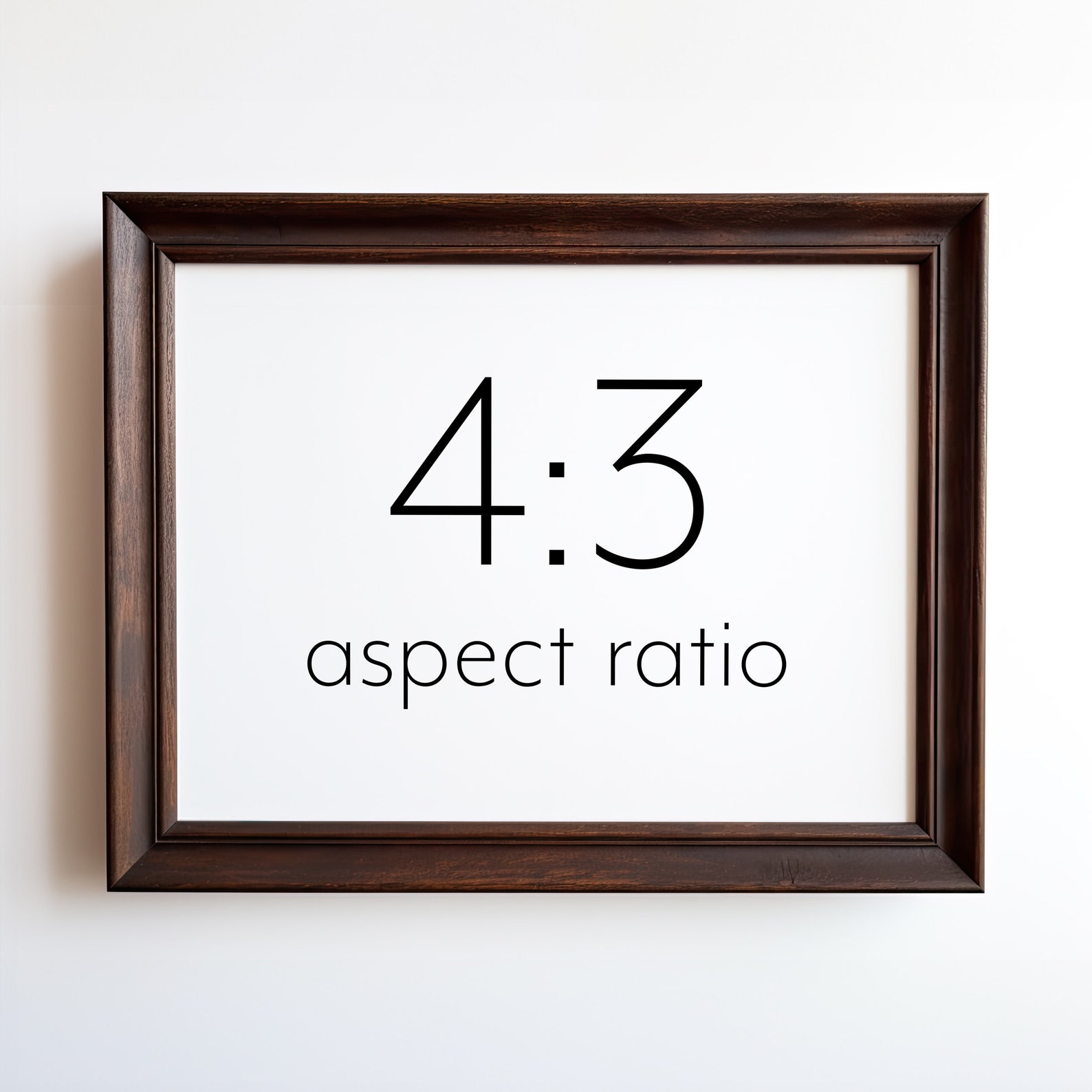 Horizontal Wood Frame Mockup, Vintage Frame Mockup for Photoshop + JPG ...