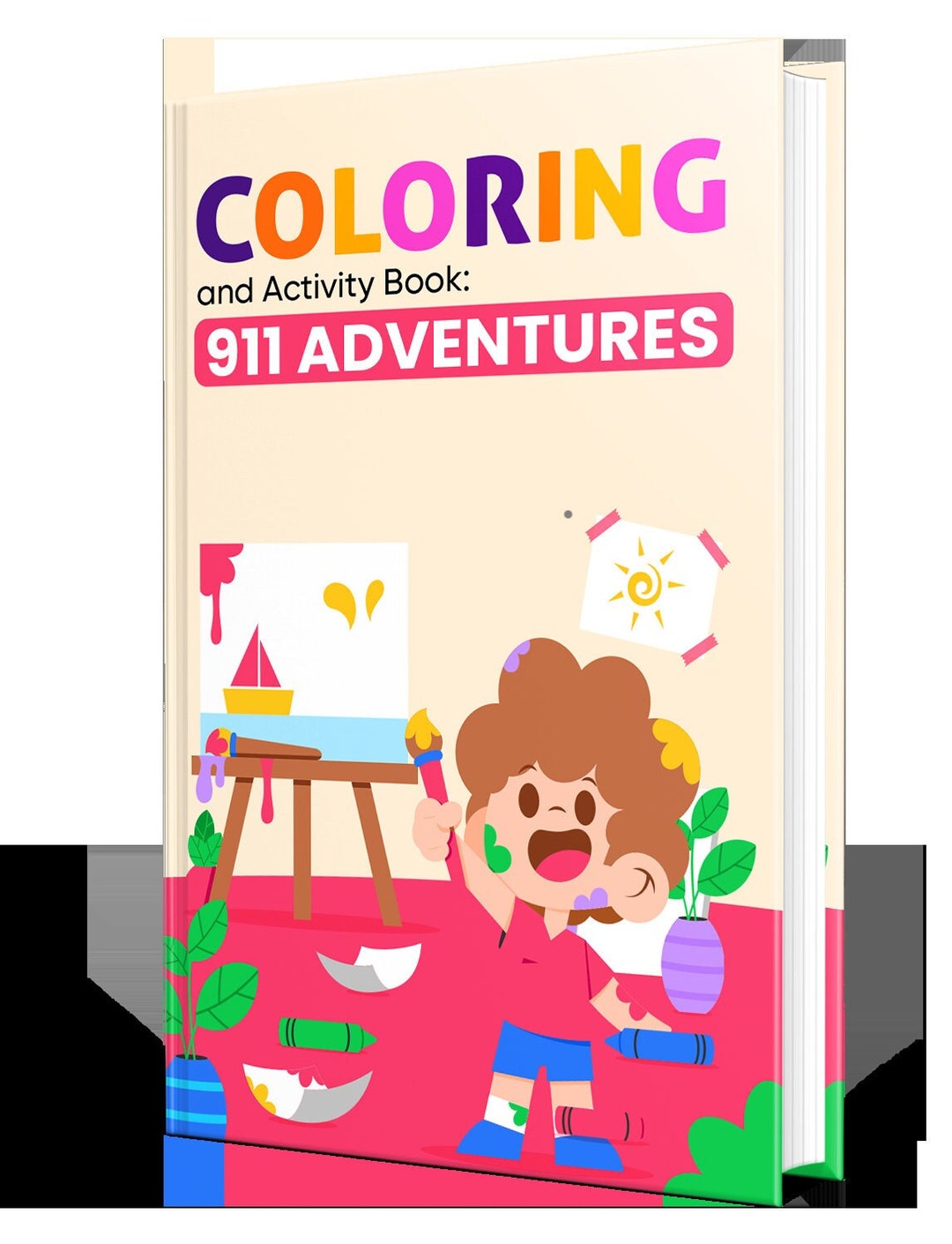 PLR Coloring and Activity Book 911 Adventures, Master Resell Rights ...